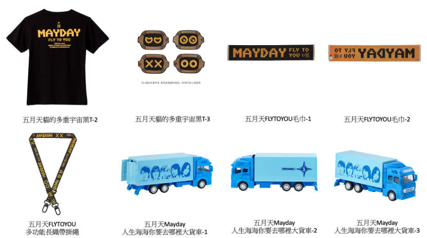 【Klook Exclusive】Mayday I really want to see you concert Peripherals in ...